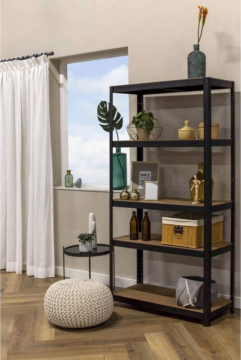 Stellingkast voor in een industrieel interieur - Stellingstore.nl